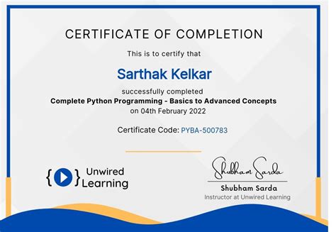 Python Learning Sarthak Kelkar