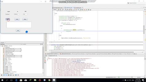 Java Gui Classes Exception Handling Part4 Youtube