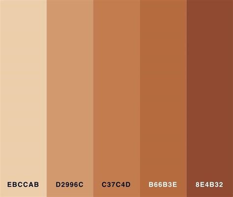 ปักพินโดย G Gtoliver Charoenpong ใน Skin Colour Palette