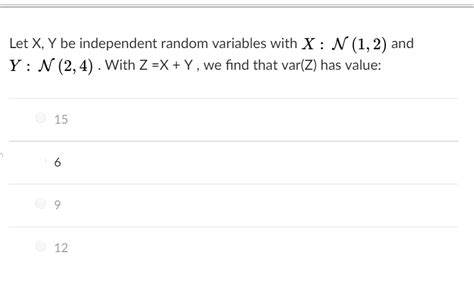 solved let x y be independent random variables with x n