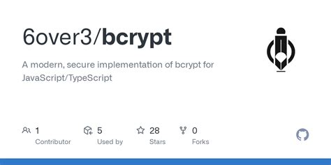 github 6over3 bcrypt a modern secure implementation of bcrypt for
