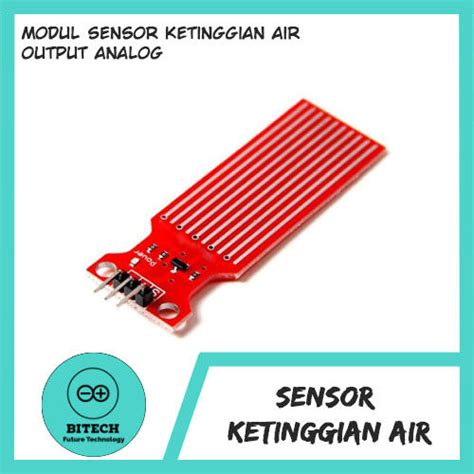 Sensor Ketinggian Permukaan Air Water Level Sensor Module Arduino