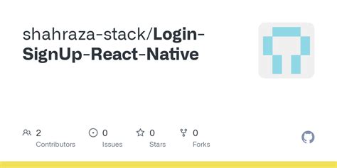 Github Shahraza Stack Login Signup React Native