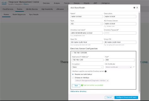 17 Cisco Firepower Active Directory Integration Rayka Are You A