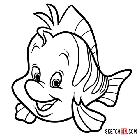 How To Draw The Little Mermaid