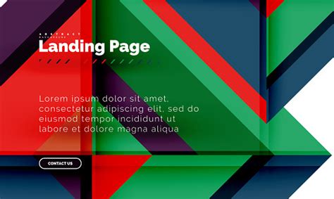 정연 한 모양 기하학적 추상 배경 방문 페이지 웹 디자인 서식 파일 Html에 대한 스톡 벡터 아트 및 기타 이미지 Html