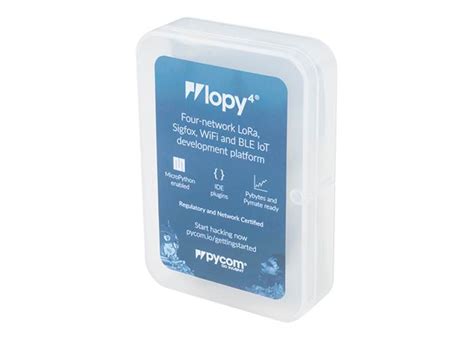 pycom lopy4 development board robot gear australia