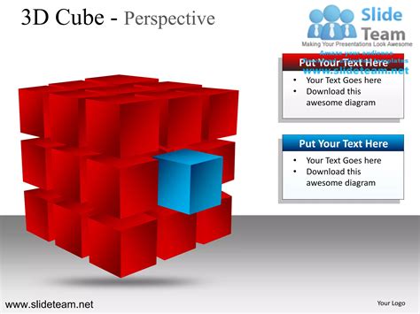 How To Make Create 3d Cube Perspective Powerpoint Presentation Slides