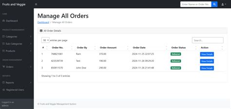 Fruits And Vegetable Shop Management System Using Php And Mysql Gsv73kcr