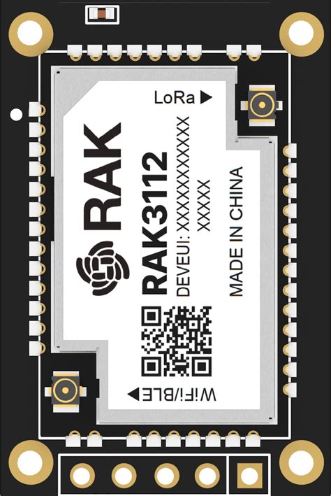 Rak3112 Wisblock Lorawan Module With Wifi And Ble Ultra Low Power Iot Mcu
