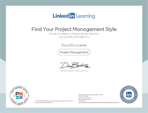 Vignesh Kr On Linkedin Projectmanagement Coursecompletion