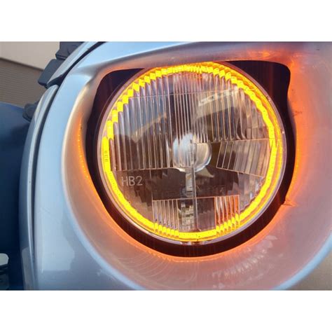 Delta Lights 7 Hi Lo Led Headlight Set With Amber Halos And City Lights