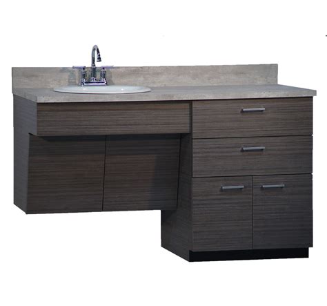 Ada Cabinet With Oval Sink And Drawers Goodtime Medical