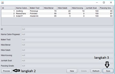 Program Implementasi Passing Grade Ke Java Database ~ Techno Hangout