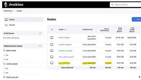 configure agent linux slave machine with jenkins master using ssh key