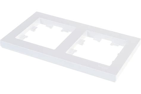 Рамка Systeme Electric 2-м ATLAS DESIGN универс. белая ATN000102 ...