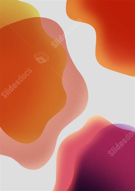 overlapping of geometric colors page border background word template