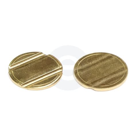 50 X 278mm Brass Security Token 2 Groove Ps Electrical Wholesale