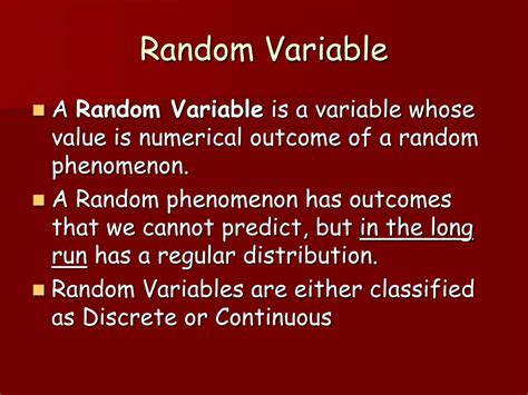 Ppt Random Variables Powerpoint Presentation Free Download Id7057773