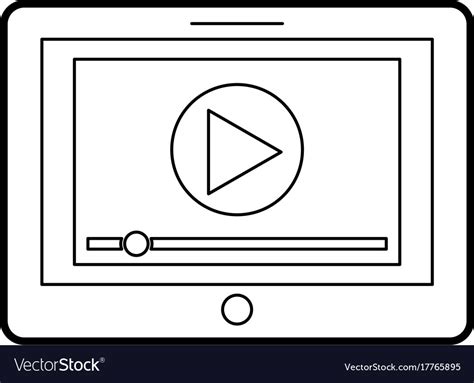 Media Player Interface For Websites Royalty Free Vector