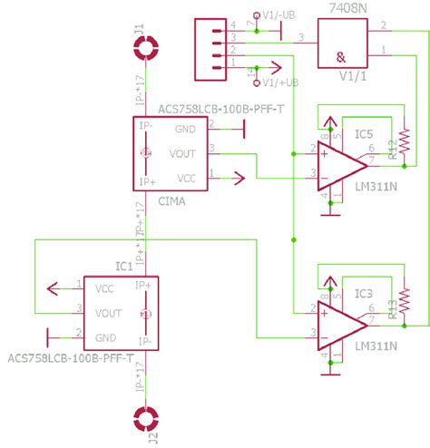 Current Sensor And Comparator Module Schematic Download Scientific Diagram