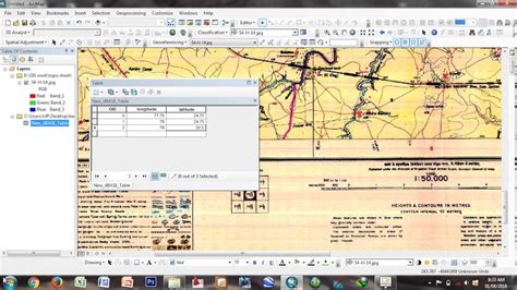 Georeferencing In Arcgis Arcmap1022 Youtube