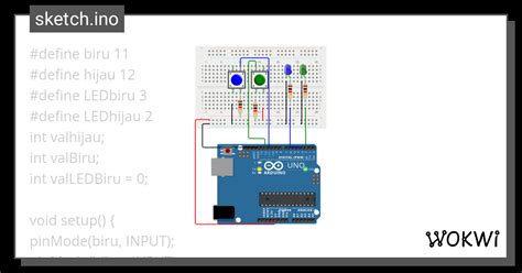 Ledbutton Wokwi Esp32 Stm32 Arduino Simulator