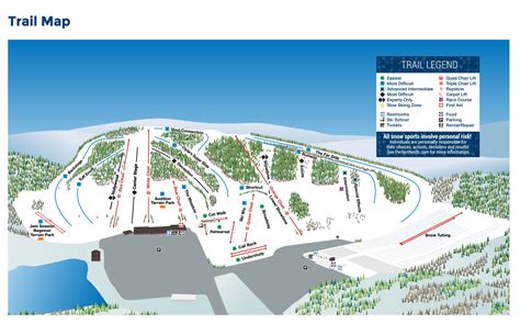 Perfect North Slopes Trail Map Onthesnow
