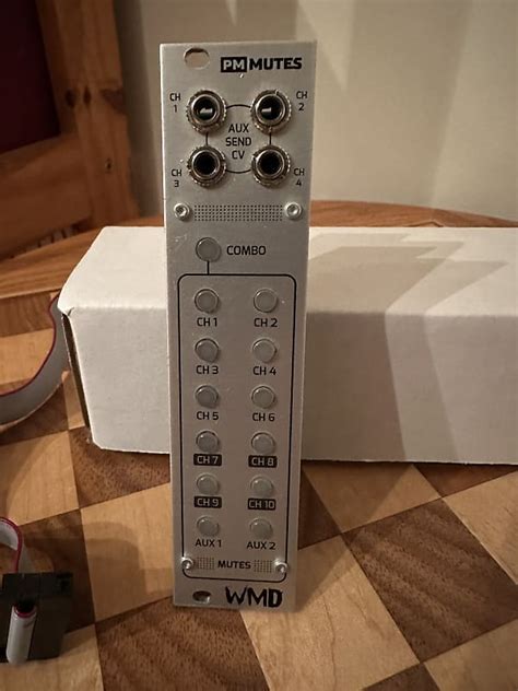 Wmd Pm Mutes Eurorack Module Silver Reverb