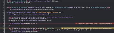 EXC BREAKPOINT Error On IOS For No Reason Issue Wix React Native Notifications GitHub