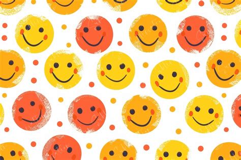 Colorful Smiley Face Pattern Graphic By Sun Sublimation · Creative Fabrica