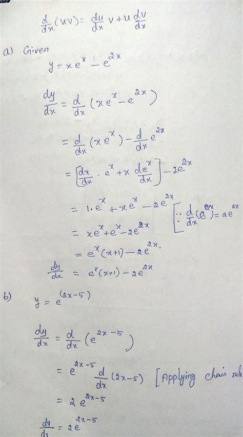 Solved 9 Differentiate The Following Functions And Simplify If