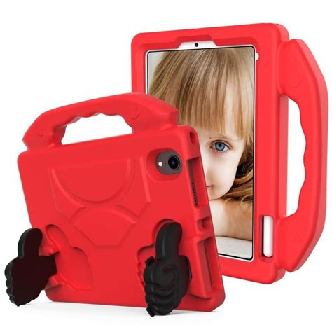 Skalo Ipad Mini 2021 Thumb Up Lasten Suojakotelo Punainen Gigantti