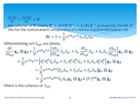 3 Tensor Calculus Jan 2013