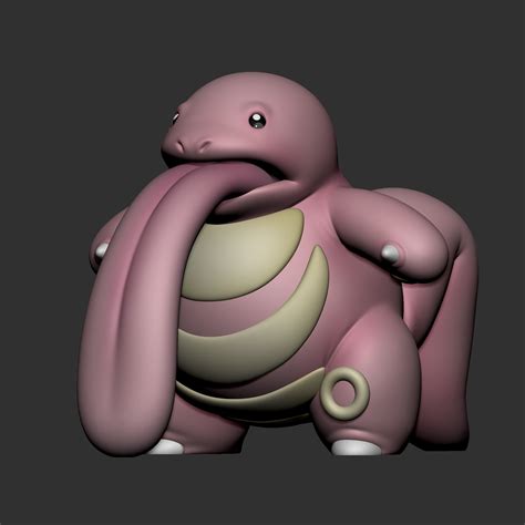 Archivo Stl Lickitung Pokemon 🐉・modelo De Impresora 3d Para Descargar・cults