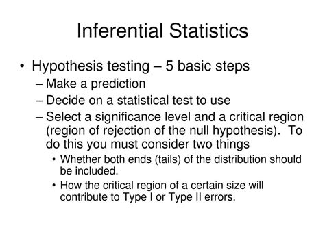 Ppt Inferential Statistics Powerpoint Presentation Free Download