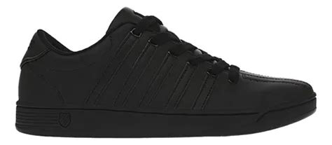 Tenis Casual Hombre Cómodo K Swiss Court Pro Negro Envío Gratis