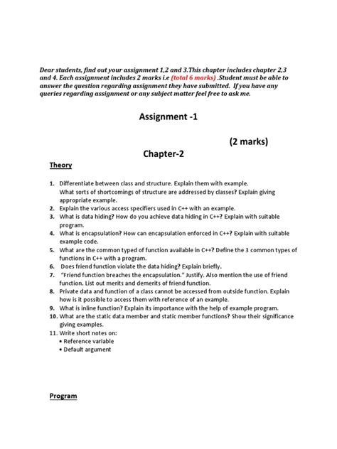 C Assignment Pdf Programming Constructor Object Oriented