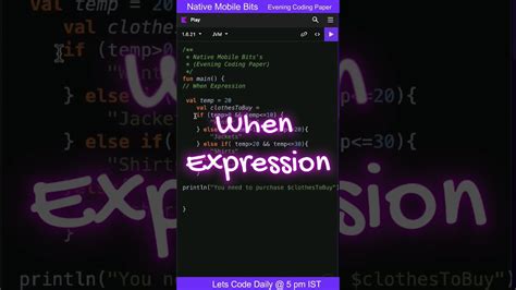 When Expression In Kotlin Shorts Youtube