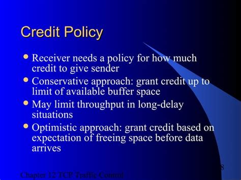 Tcp Traffic Control Chapter12 Ppt