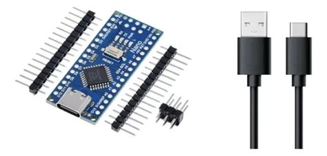 Placa Nano Tipo C Atmega328p Compatível Com Arduino Cabo Mercadolivre