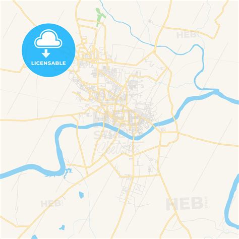 Printable Street Map Of Nanded India Hebstreits