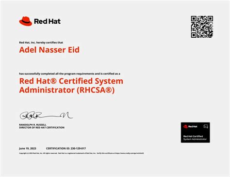 adel nasser eid on linkedin rhcsa redhat iti systemadministration