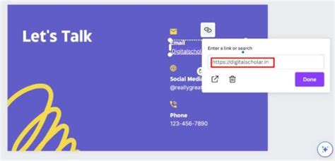 how to add hyperlinks in canva presentation step by step