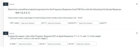 Solved Determine A Simplified Analytical Expression For The