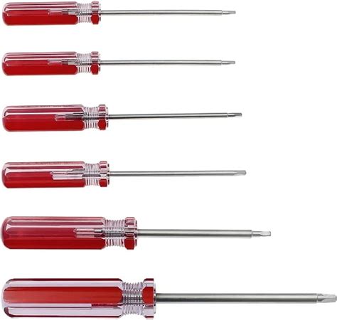 6pcs Triangle Screwdriver Set Magnetic Triangle Screwdriver Bits 1 8mm 2 0mm 2 3mm 2 7mm 3 0mm