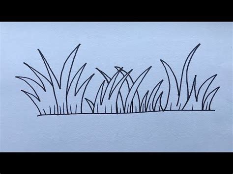 How To Draw Grass Step By Step YouTube Grass Drawing Acrylic Painting Inspiration Grass