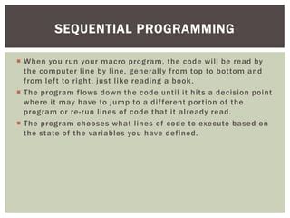 Getting Started With Microsoft Excel Macros PDF