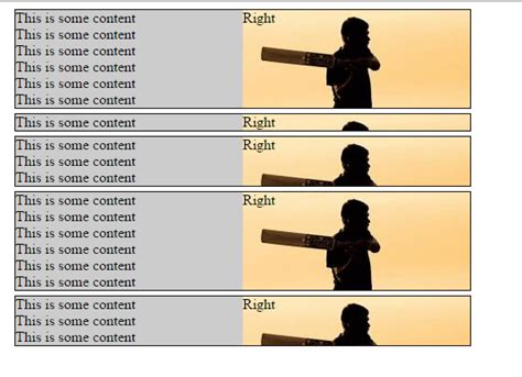 Html Aligning Side By Side Div Elements With Auto Height And Floating
