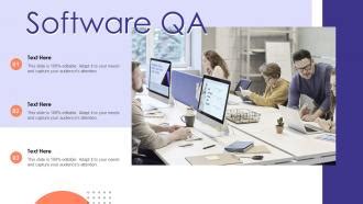 Software QA Ppt Powerpoint Presentation Slides Deck Presentation Graphics Presentation